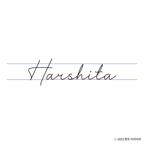 Harshita | 폰트 아카이브
